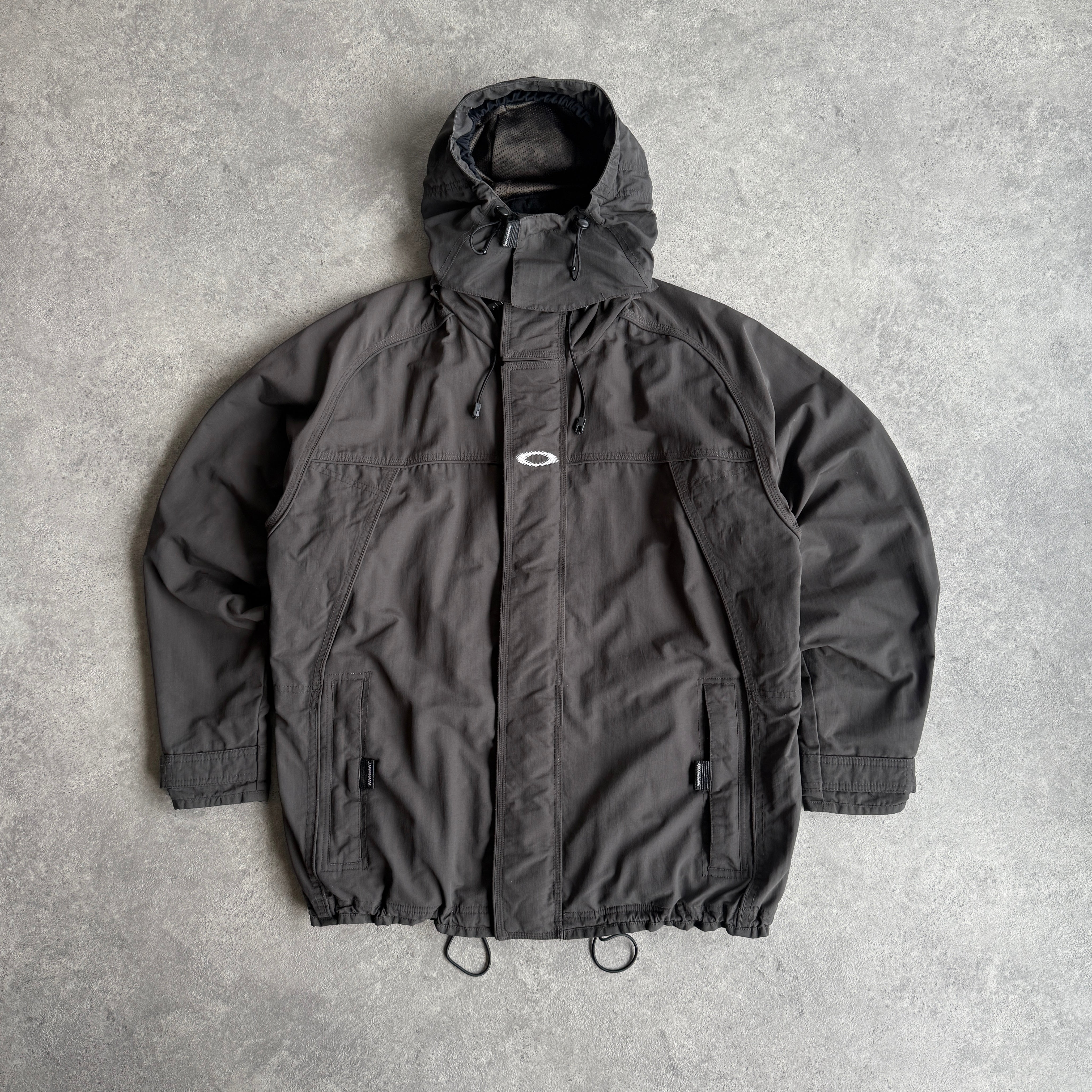 Oakley Software RARE 2000s heavyweight waterproof technical jacket (L ...